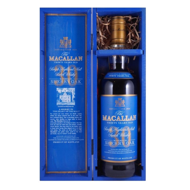 Macallan 30 Sherry Oak Blue Label - THE BEST WINE
